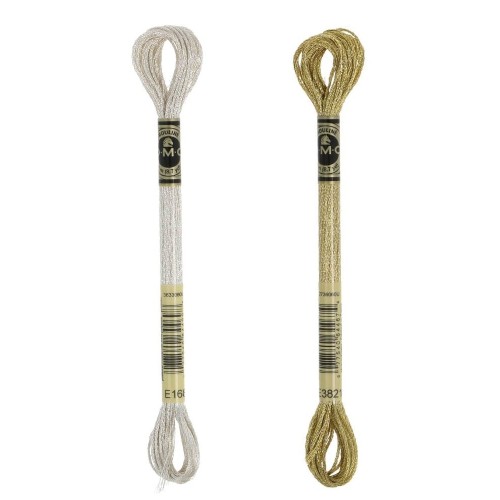 DMC Metallic Mouline Goud of Zilver