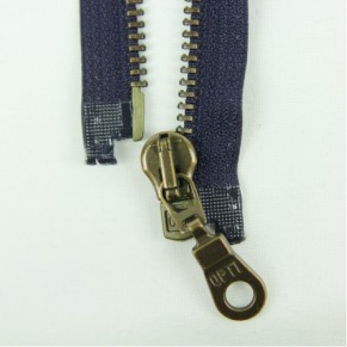 Rits metaal deelbaar antiek goud grof