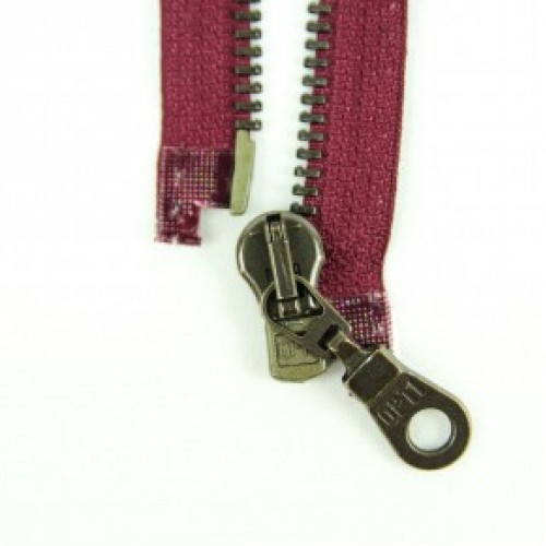 Rits metaal deelbaar antiek goud grof