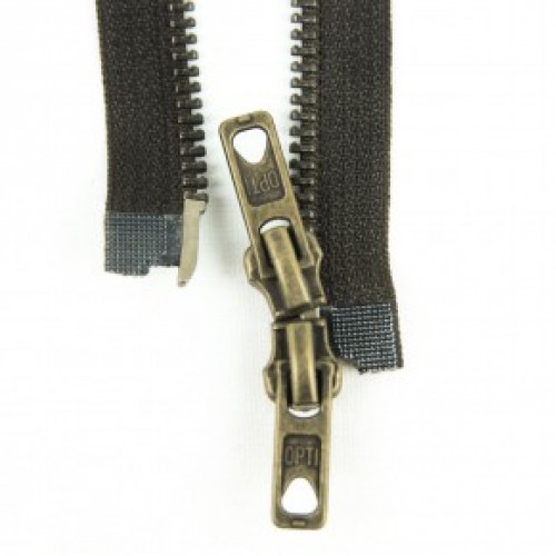 Rits metaal deelbaar tweeweg