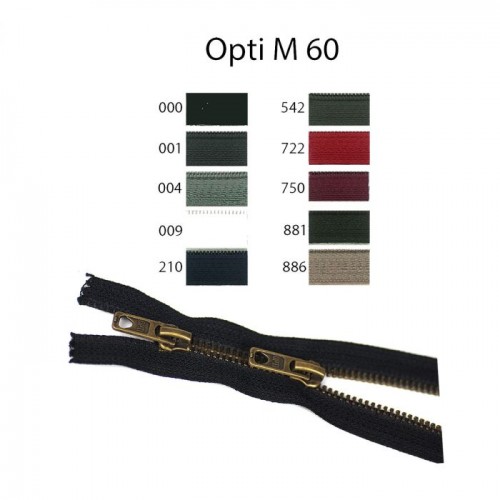 Rits metaal deelbaar tweeweg