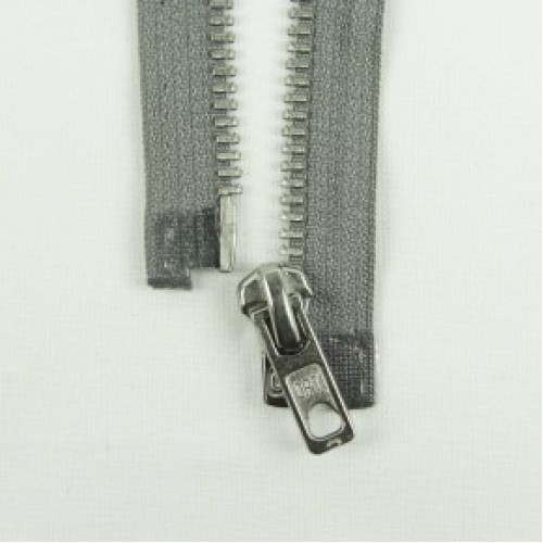 Rits metaal deelbaar Zilver grof