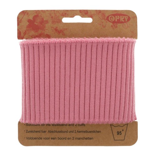 Boordstof ribbel grof zwart